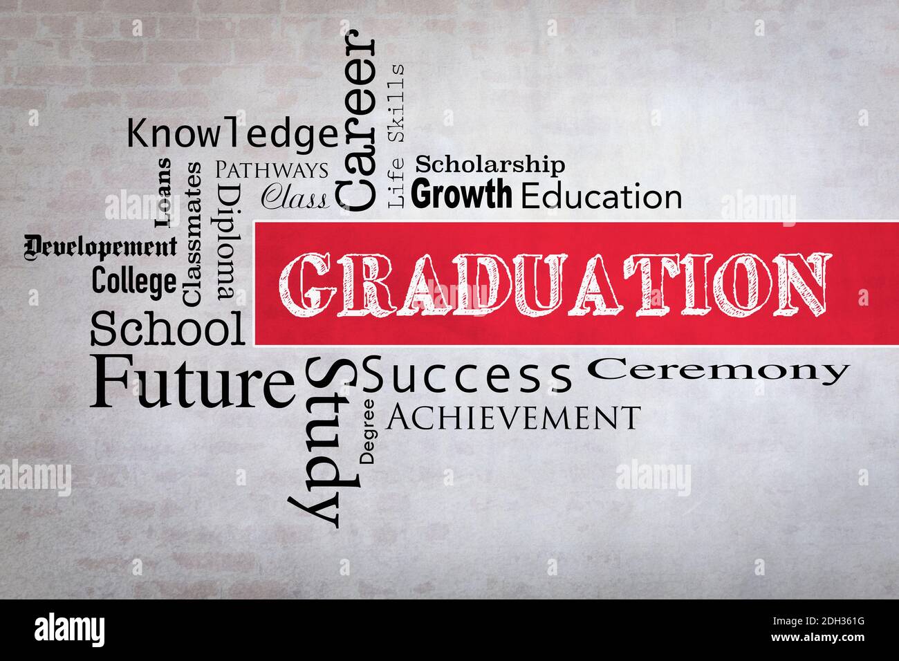 Celebration of achievement marked by graduation themes and career ...