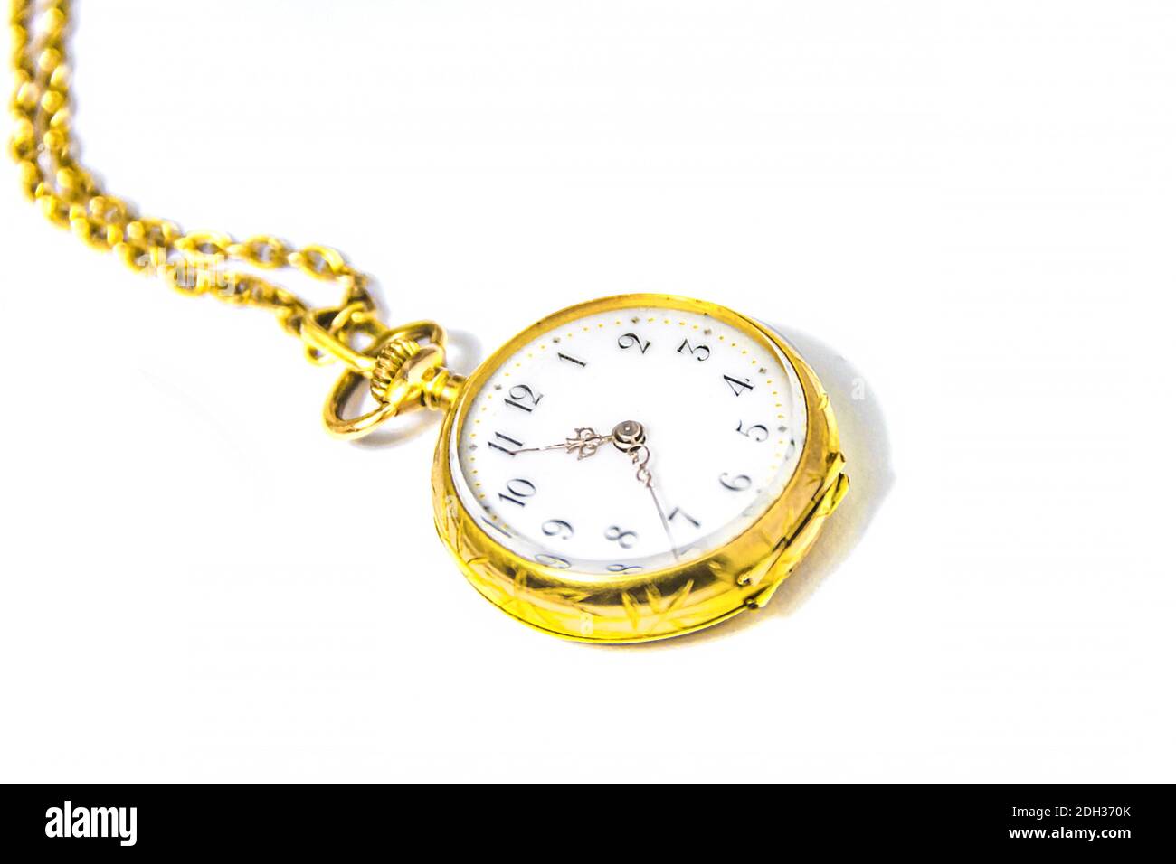 Antique Golden Watch Stock Photo - Alamy