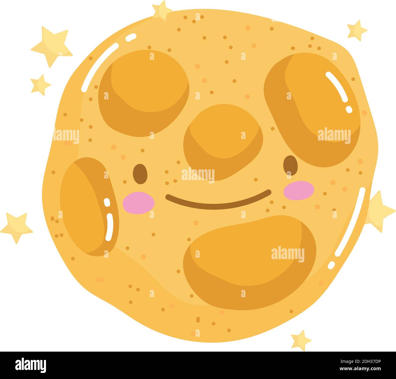 space solar system sun adventure galaxy cute cartoon vector ...