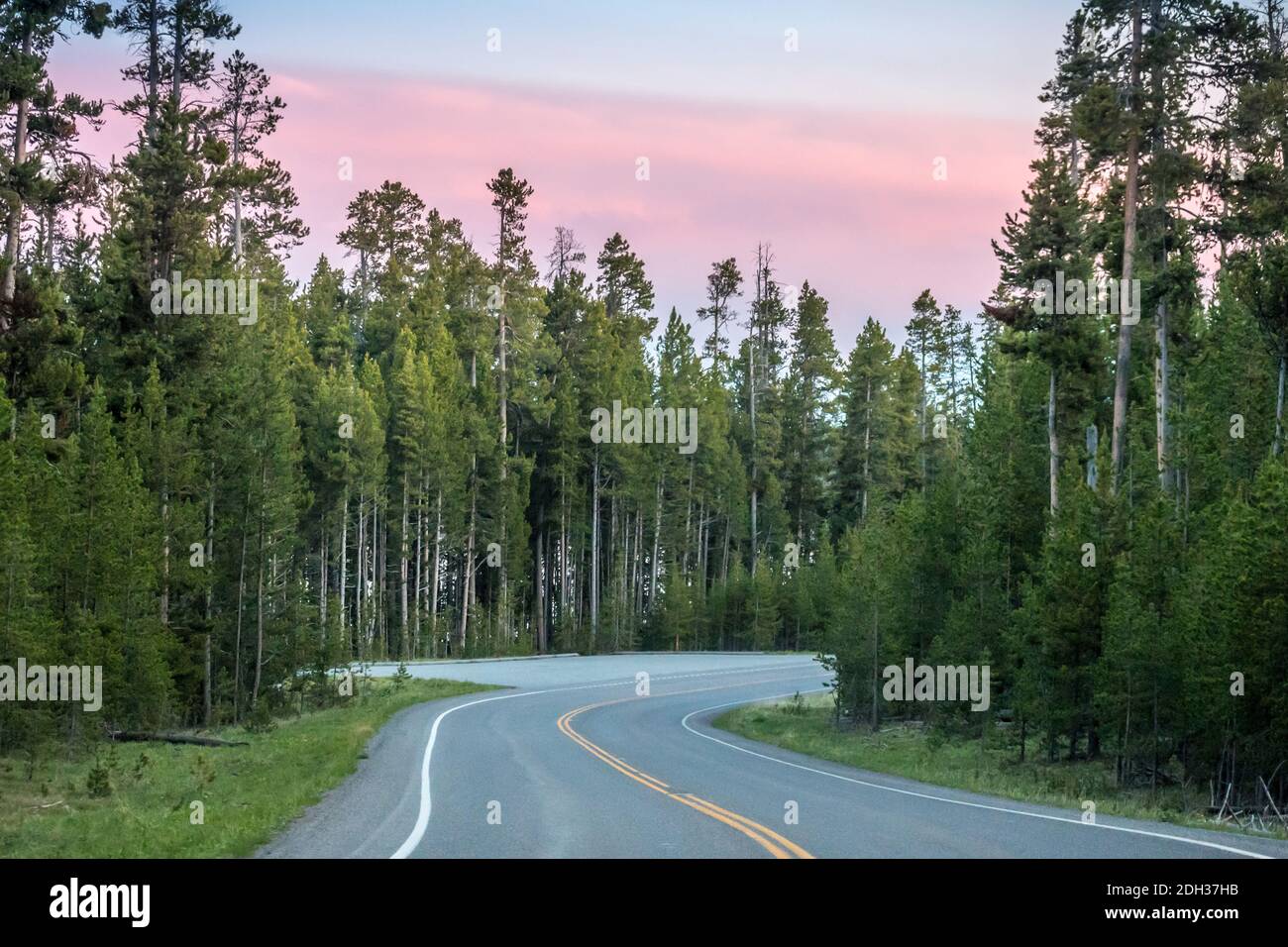 Yellowstone Road High Resolution Stock Photography and Images - Alamy