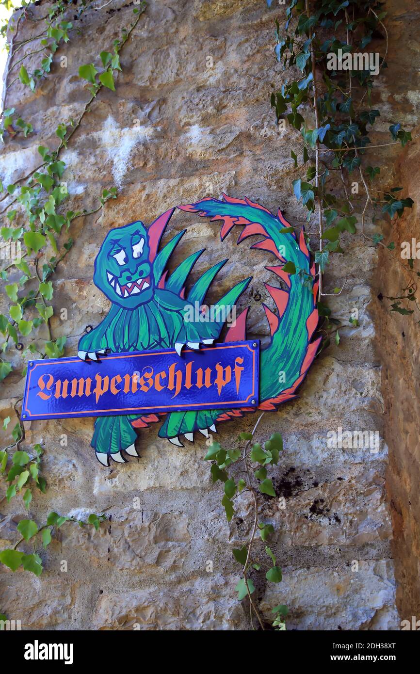 Pappenheim / Germany - 15 09 2020: Sights of Pappenheim in Bavaria ...