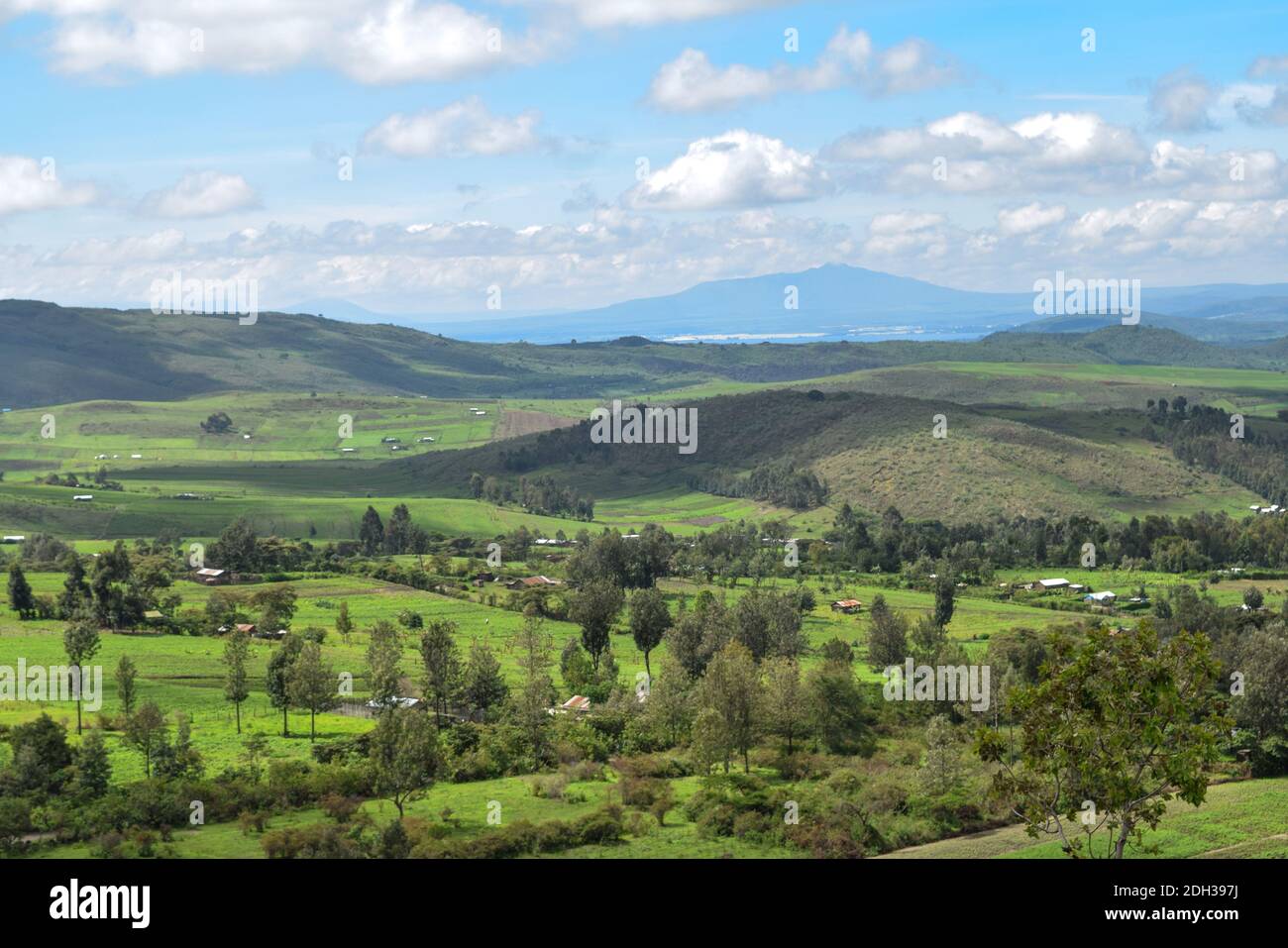 Scenic mountain landscapes in rural Kenya Stock Photo - Alamy