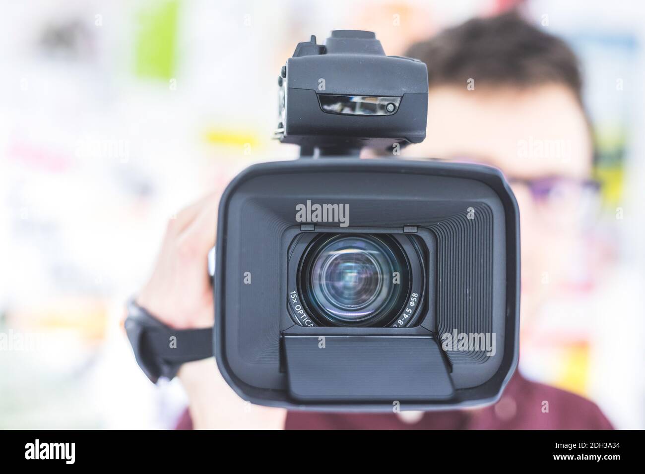 Professional digital camcorder filmmaker hi-res stock photography and ...