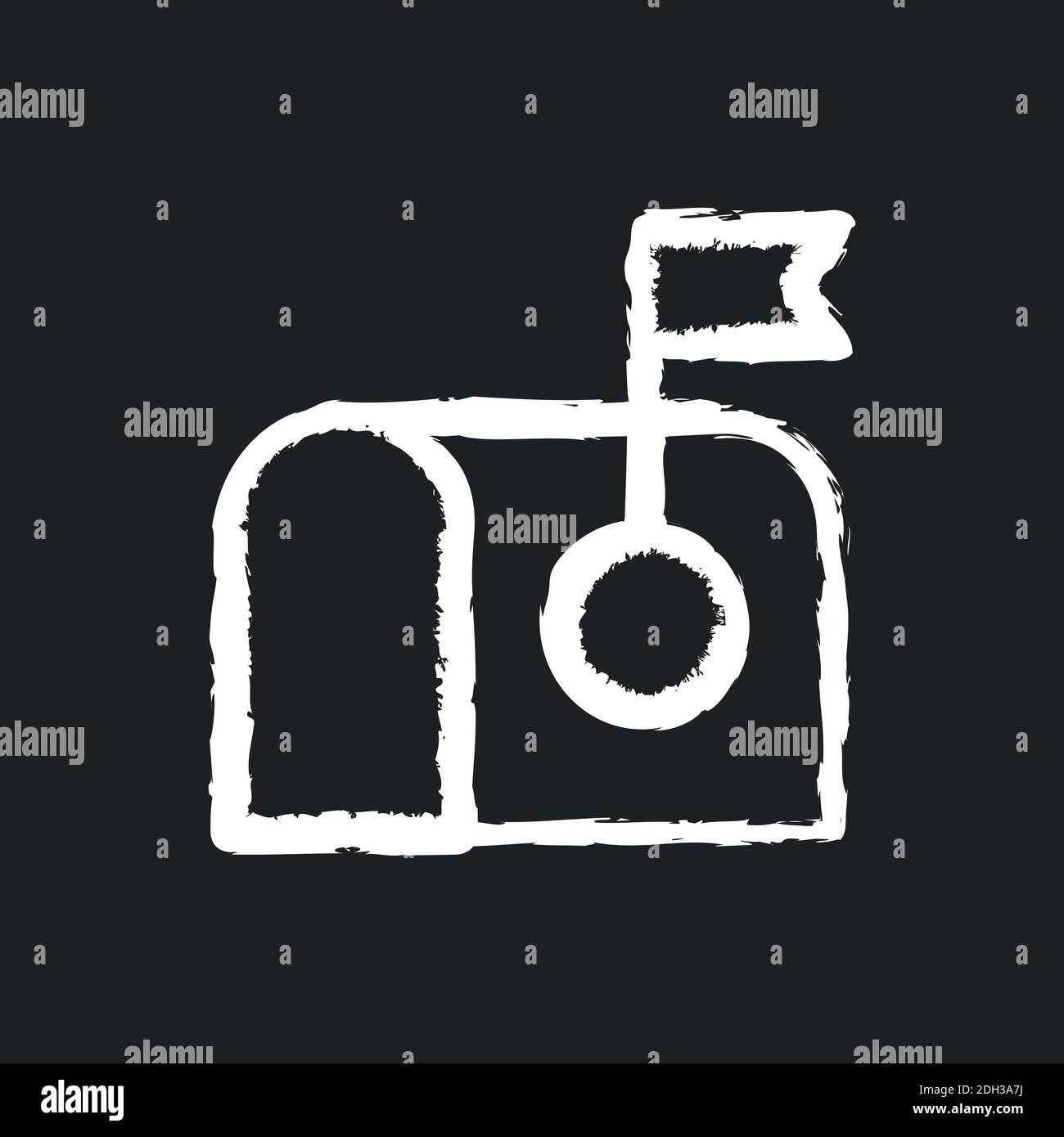 Mail concept on white Black and White Stock Photos & Images - Alamy
