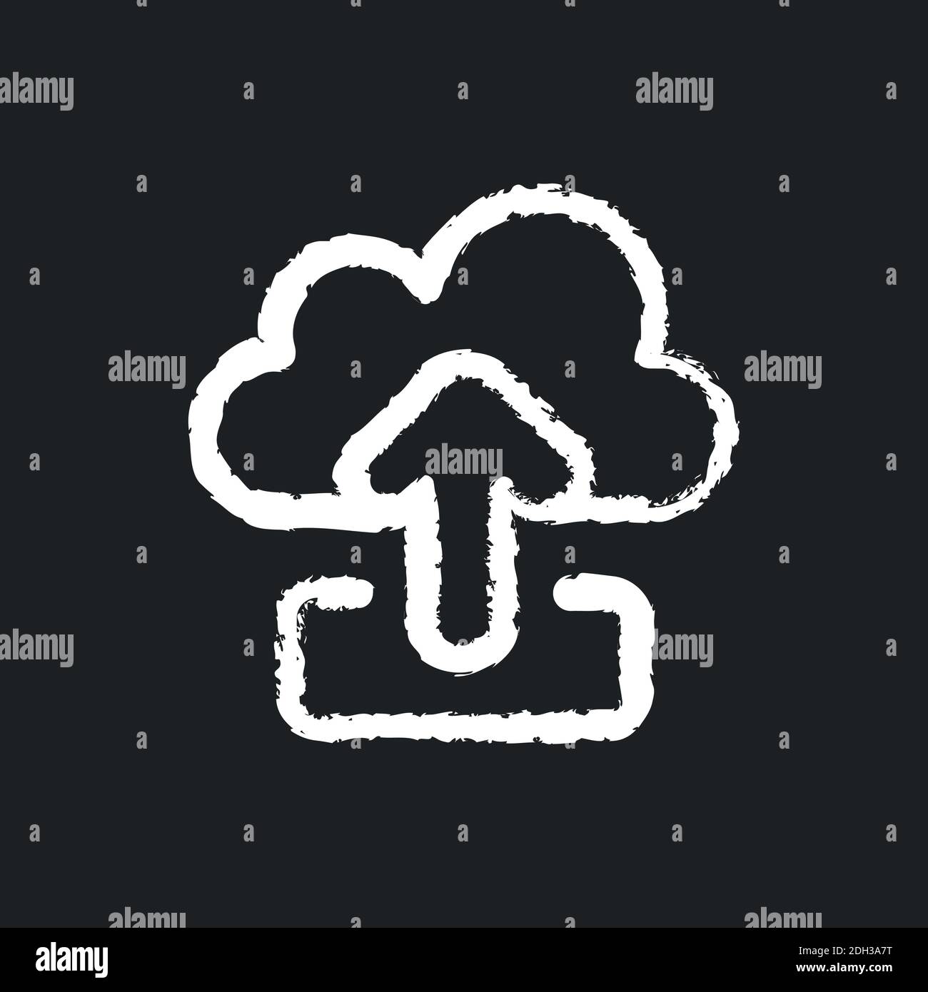 Sketch cloud upload Black and White Stock Photos & Images - Alamy