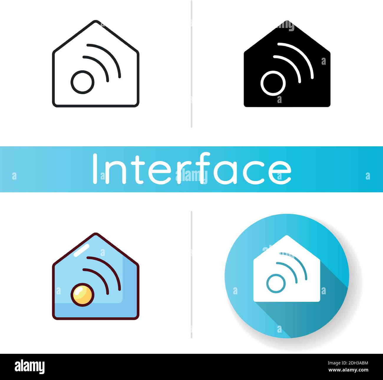 Smart home app icon Stock Vector Image & Art - Alamy