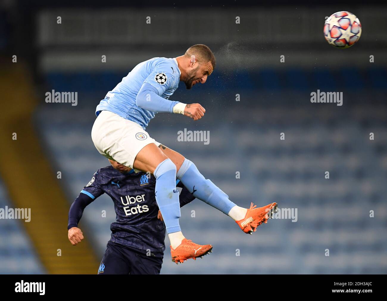 Manchester City's Kyle Walker in action during the Champions League ...