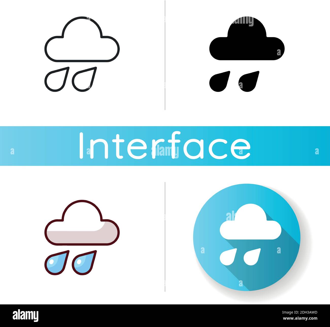Weather forecast app icon Stock Vector Image & Art - Alamy