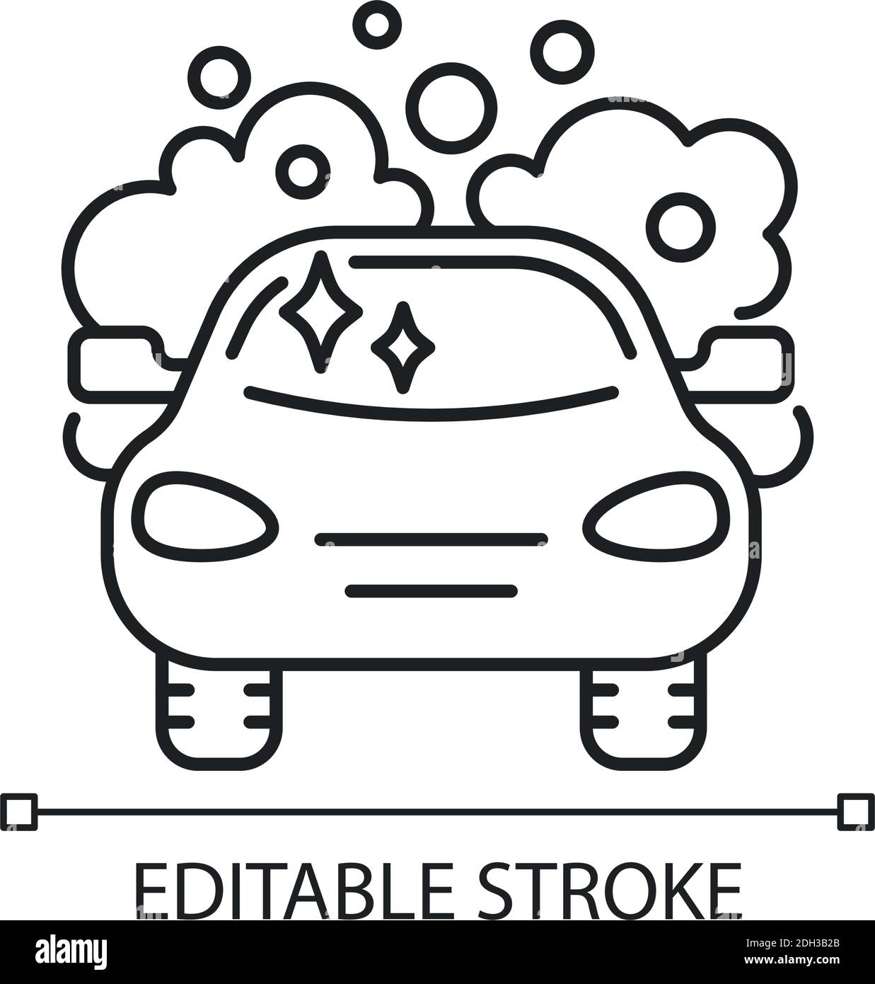 Flat car washing service Black and White Stock Photos & Images - Alamy