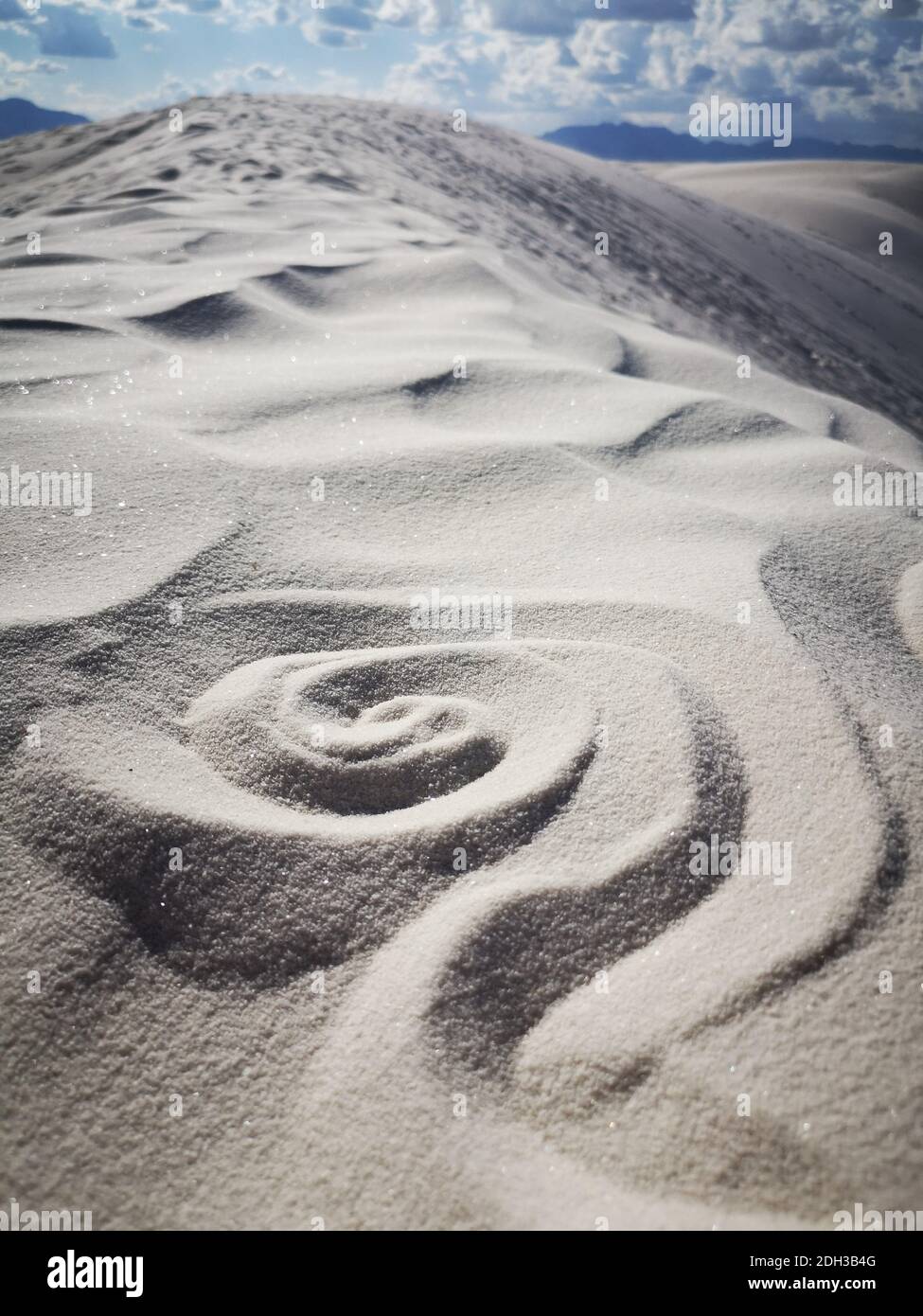 Patterns in the sand Stock Photo - Alamy