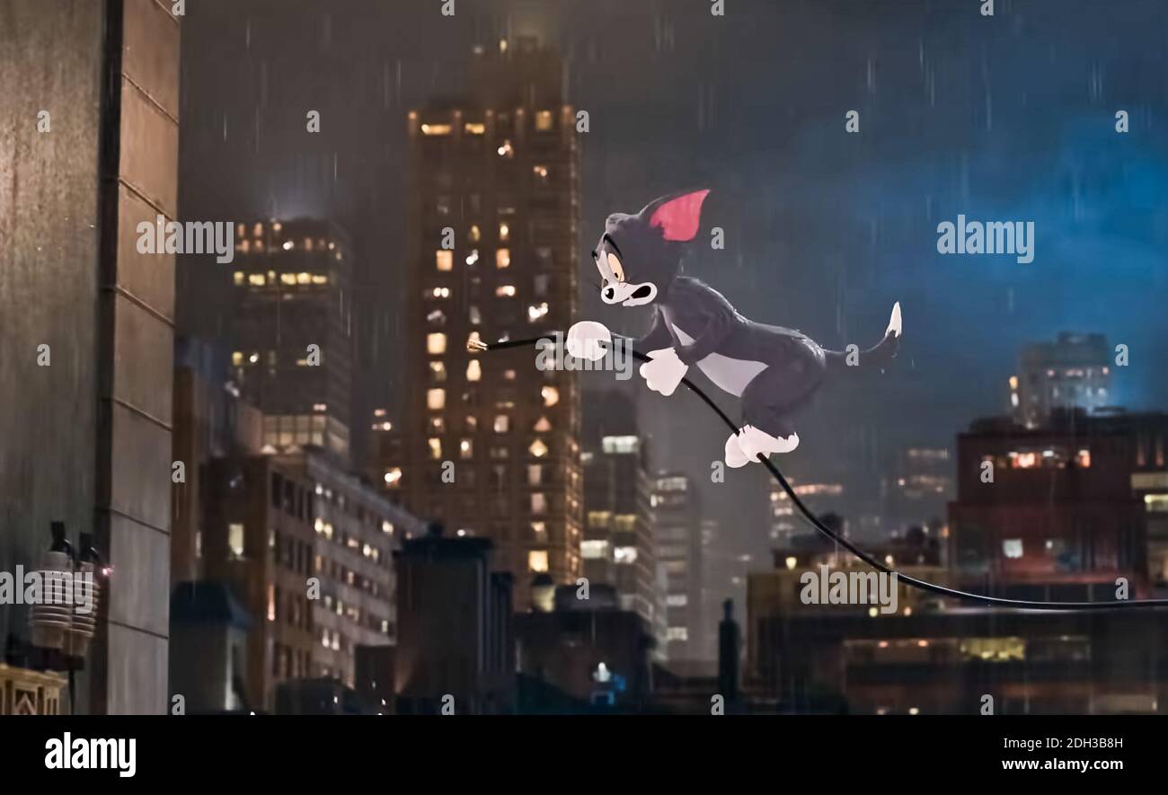 USA. Tom & Jerry in a scene from the ©Warner Bros new film: Tom & Jerry ...