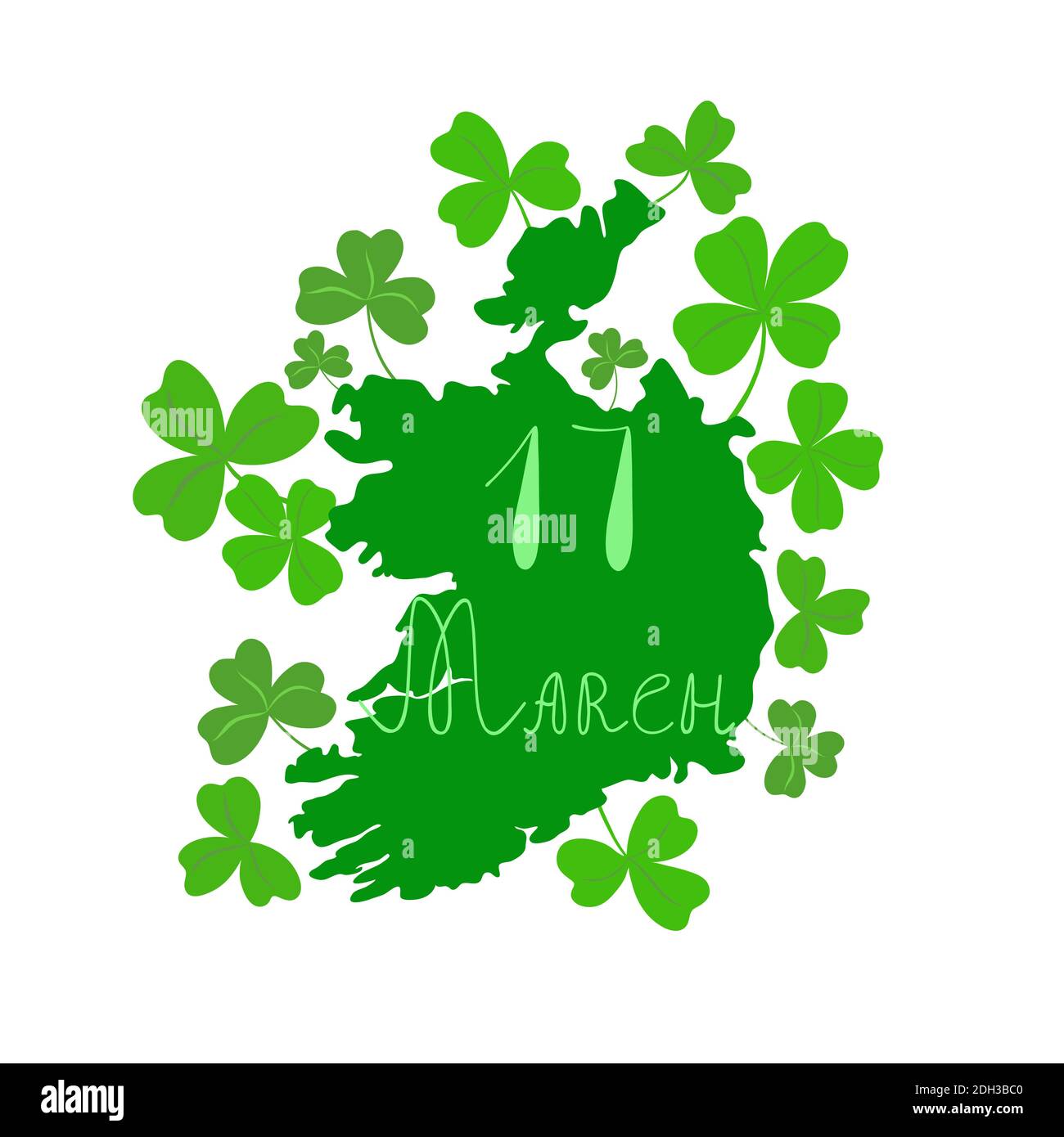 Map of luck Stock Vector Images - Alamy