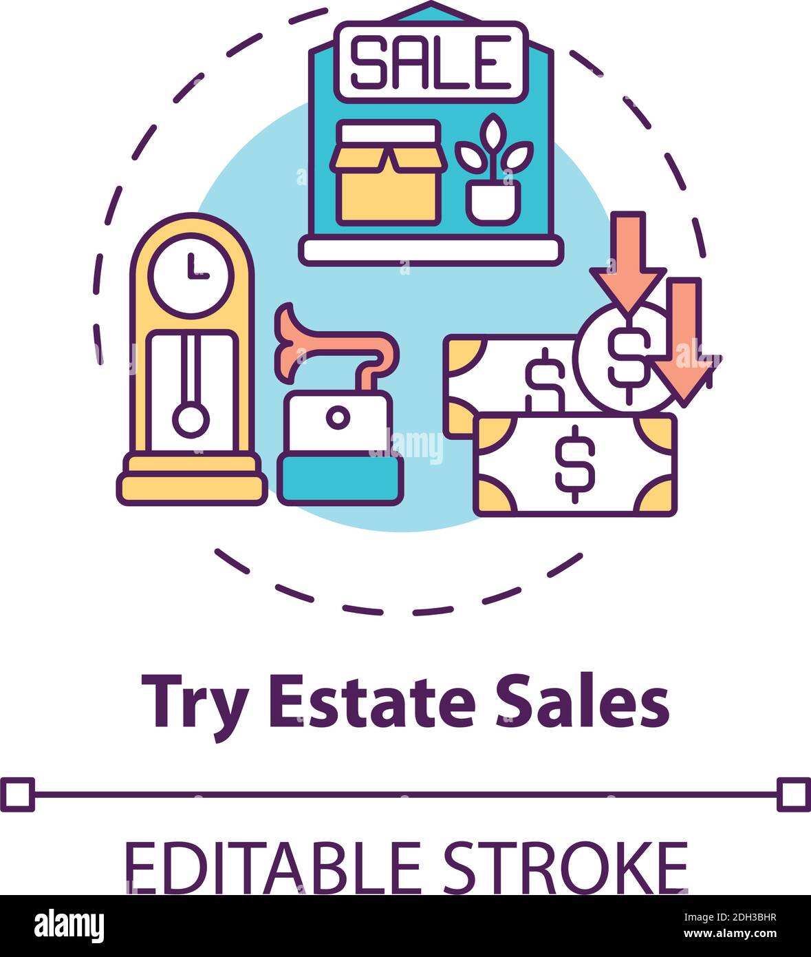 Antique store garage sale Stock Vector Images - Alamy