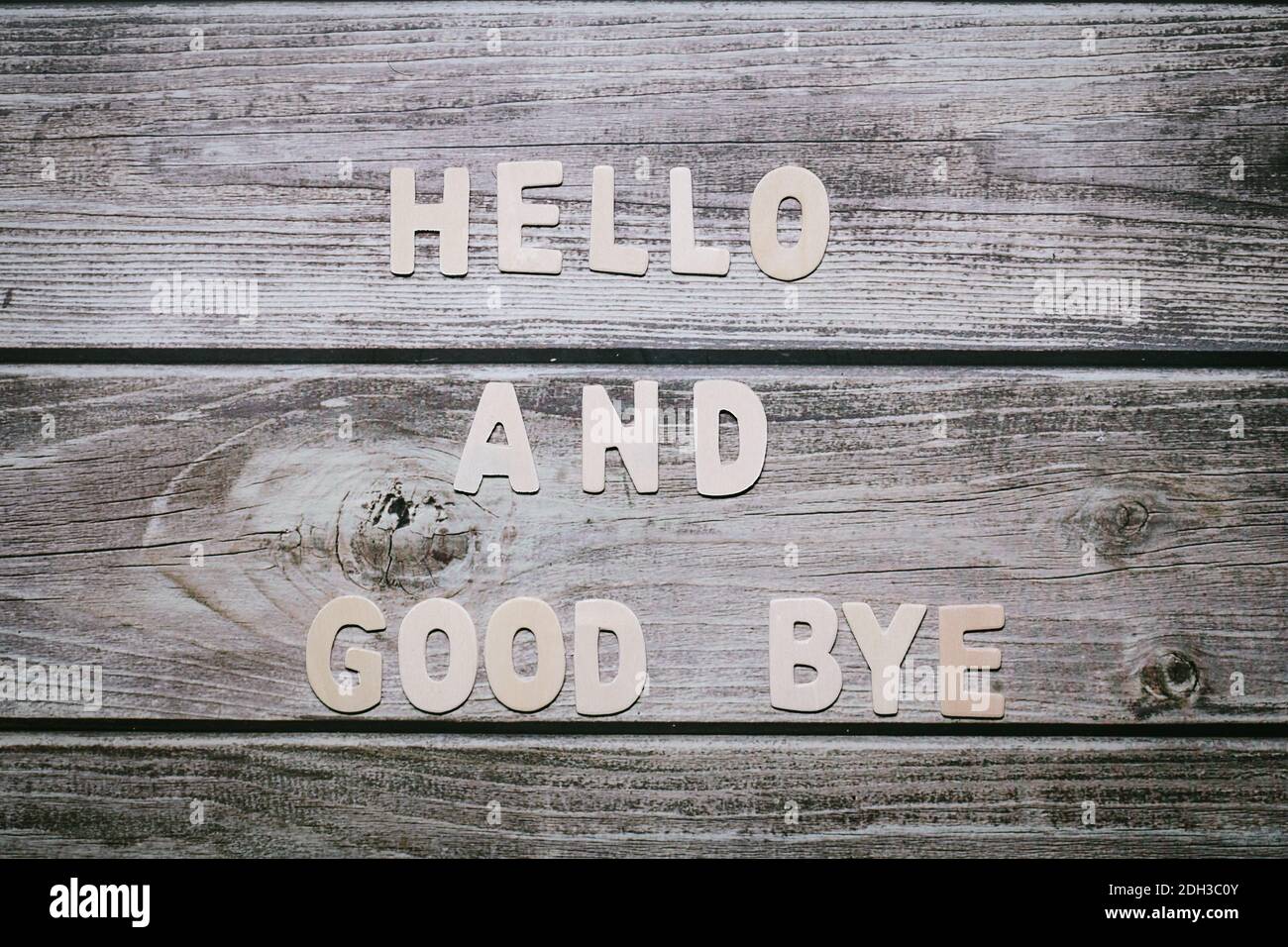 Good bye hi-res stock photography and images - Alamy