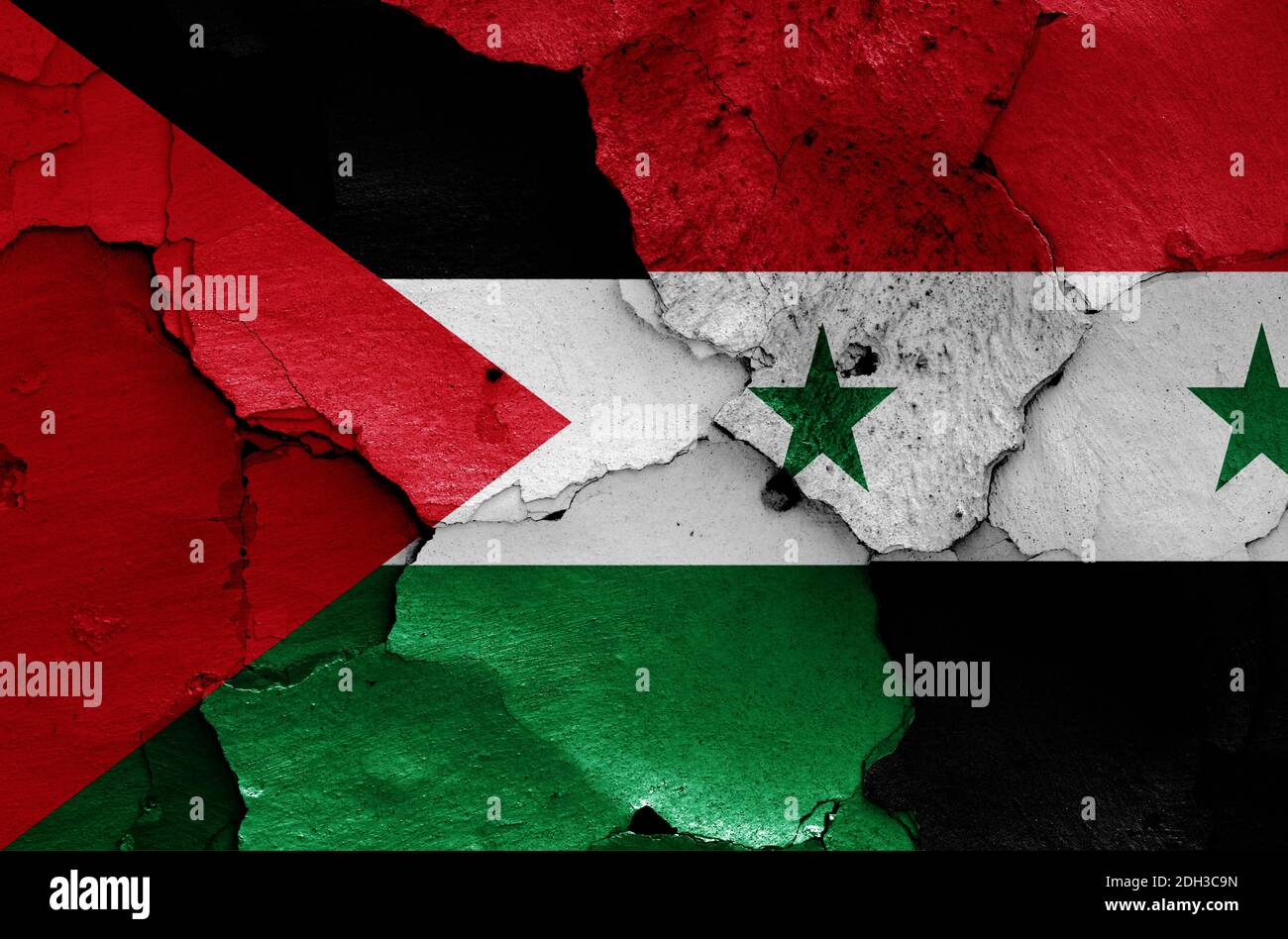 Syrian and palestinian flags hi-res stock photography and images - Alamy