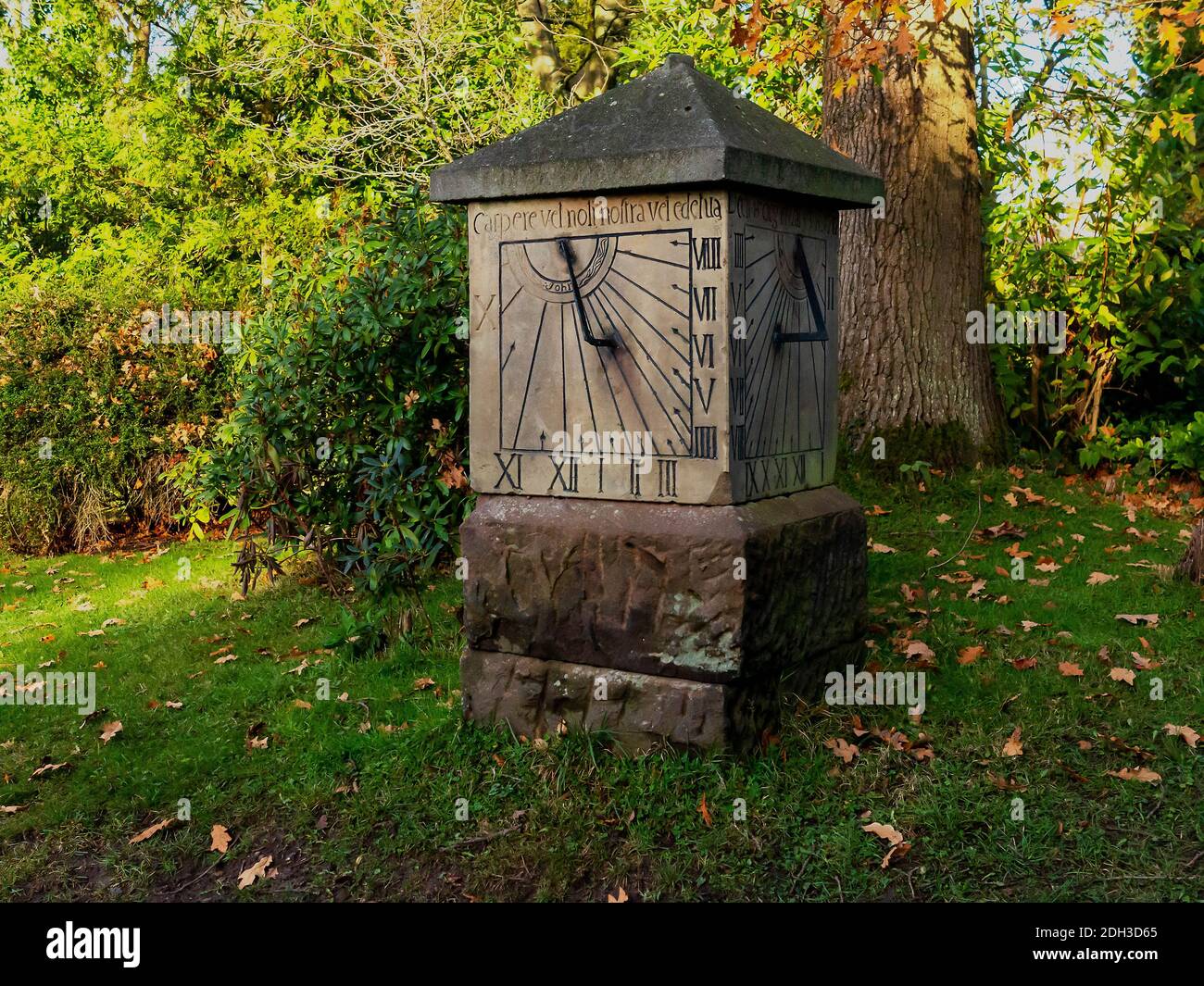 Sundial as a memorial to 1717 shipwreck at the entrance to St. Lawrence ...