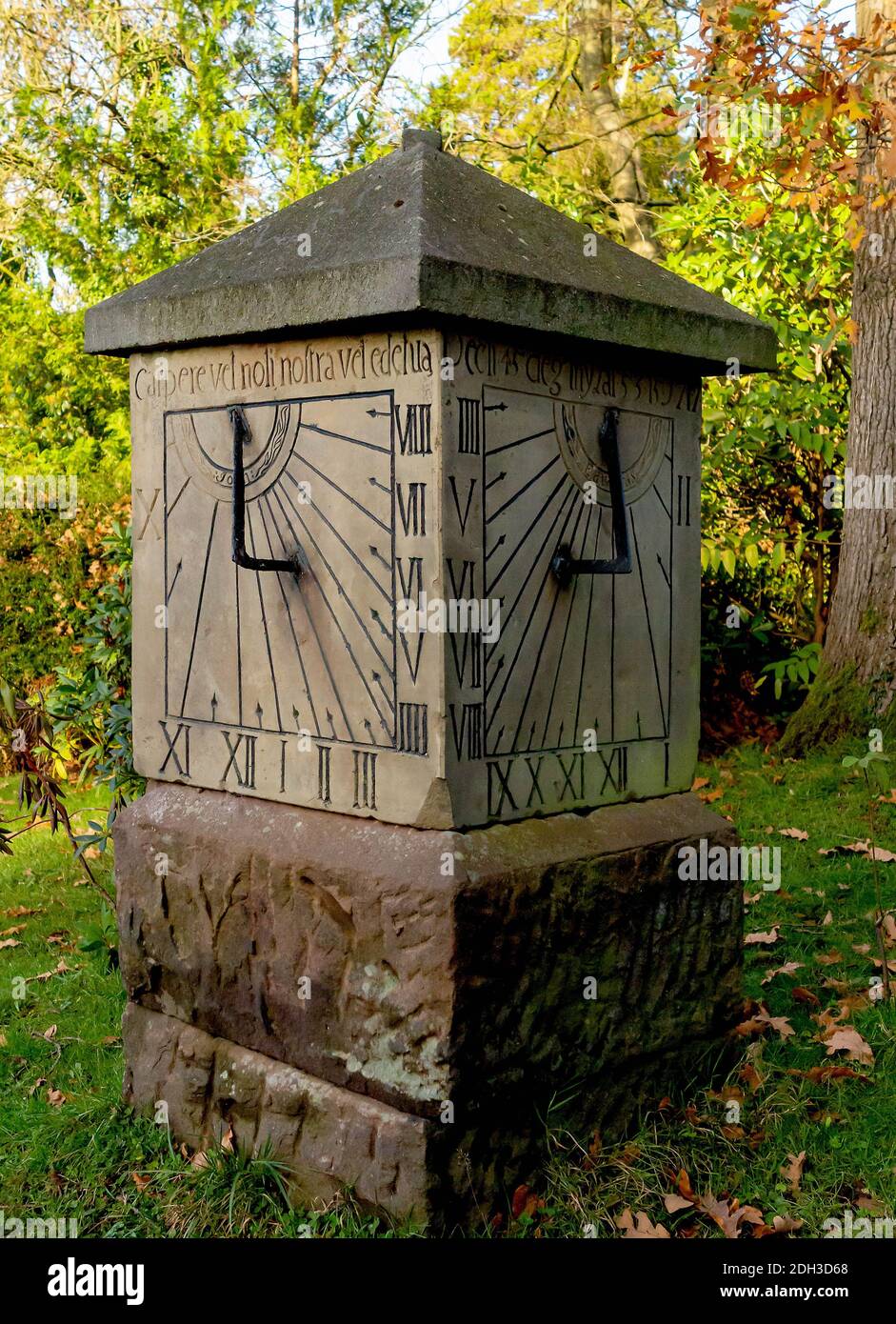 Sundial as a memorial to 1717 shipwreck at the entrance to St. Lawrence ...