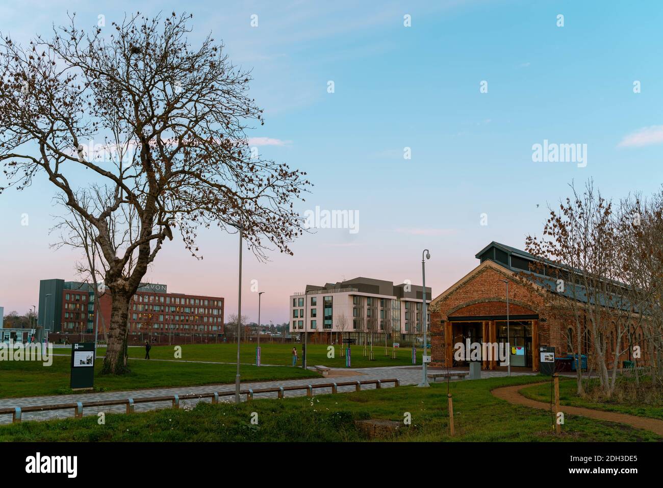 Picture presents Northampton University, Engine shed building Stock ...