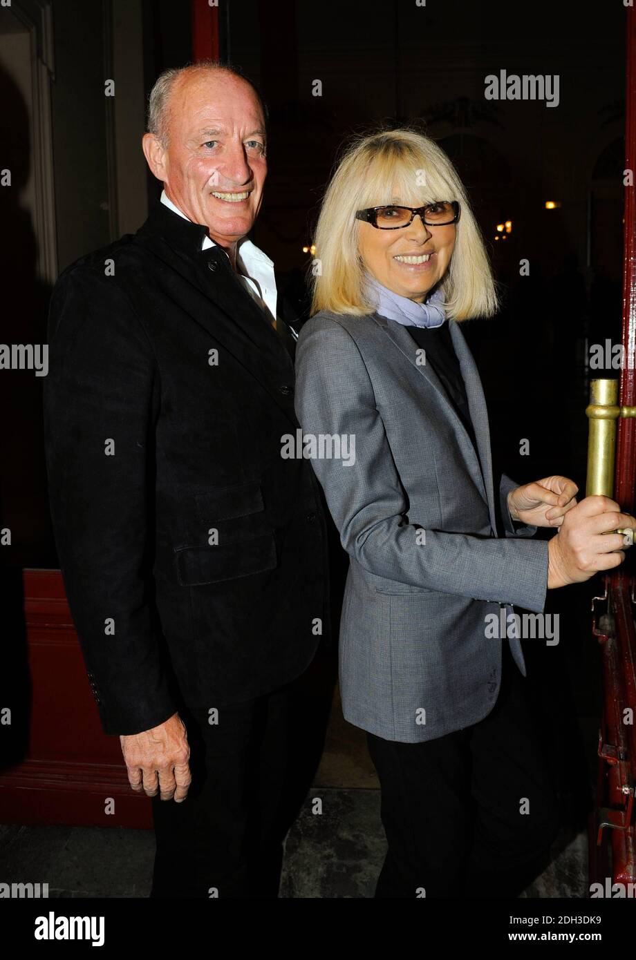 File photo - Mireille Darc and her husband Pascal Desprez attending the premiere of the Kad ...