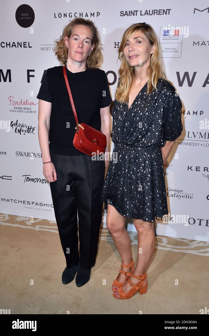 Edwina de Charette and Nathalie Dufour attending the 'ANDAM 2017 ...