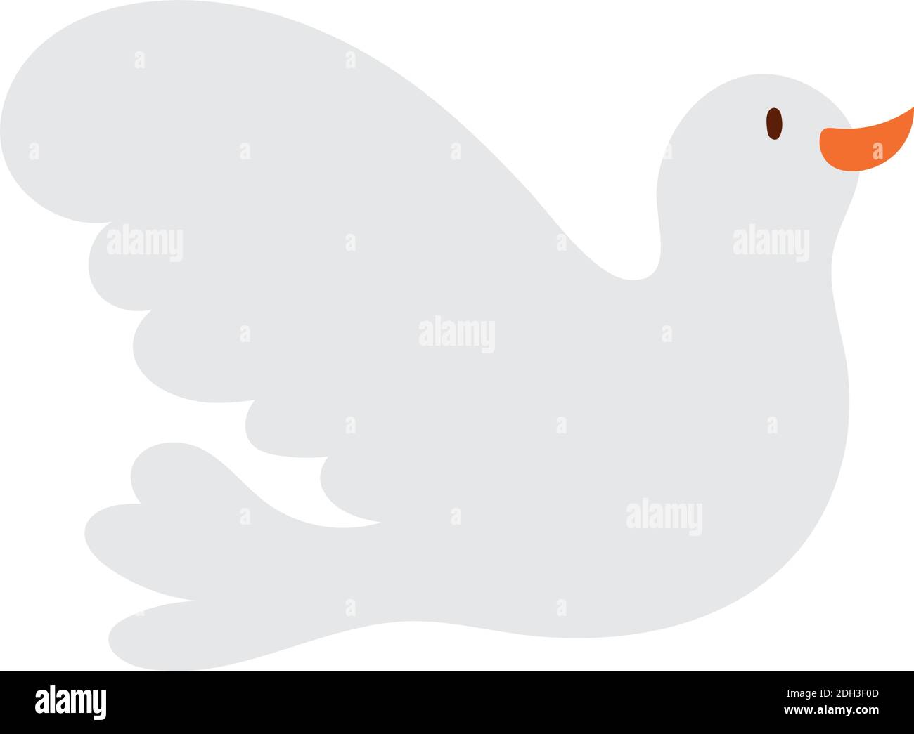 dove bird flying peace icon vector illustration design Stock Vector ...