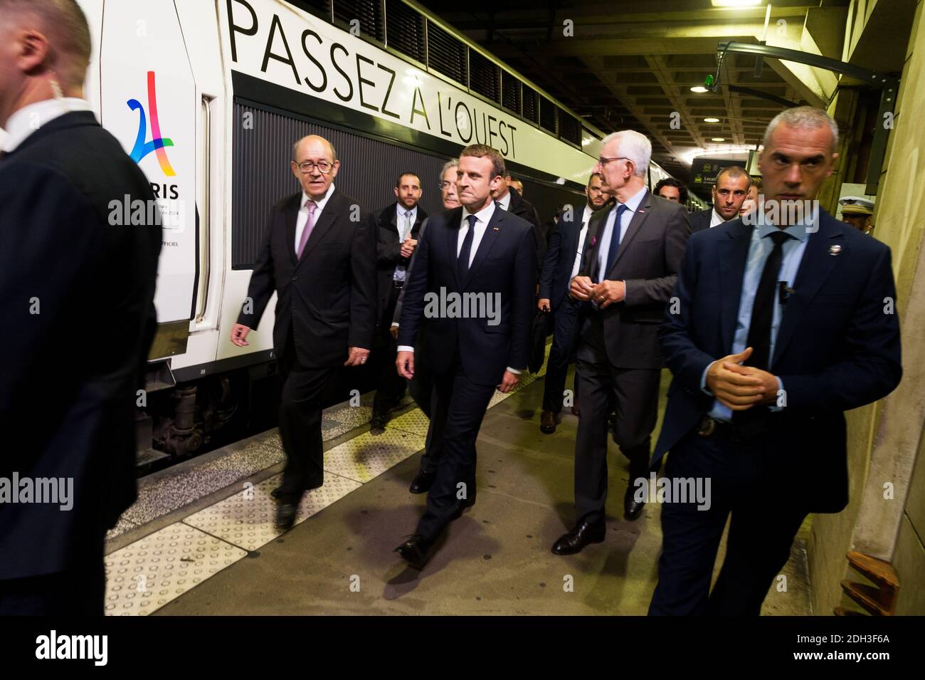 Emmanuel Macron Inauguration LGV Ouest 1th july 2017 It took a little ...
