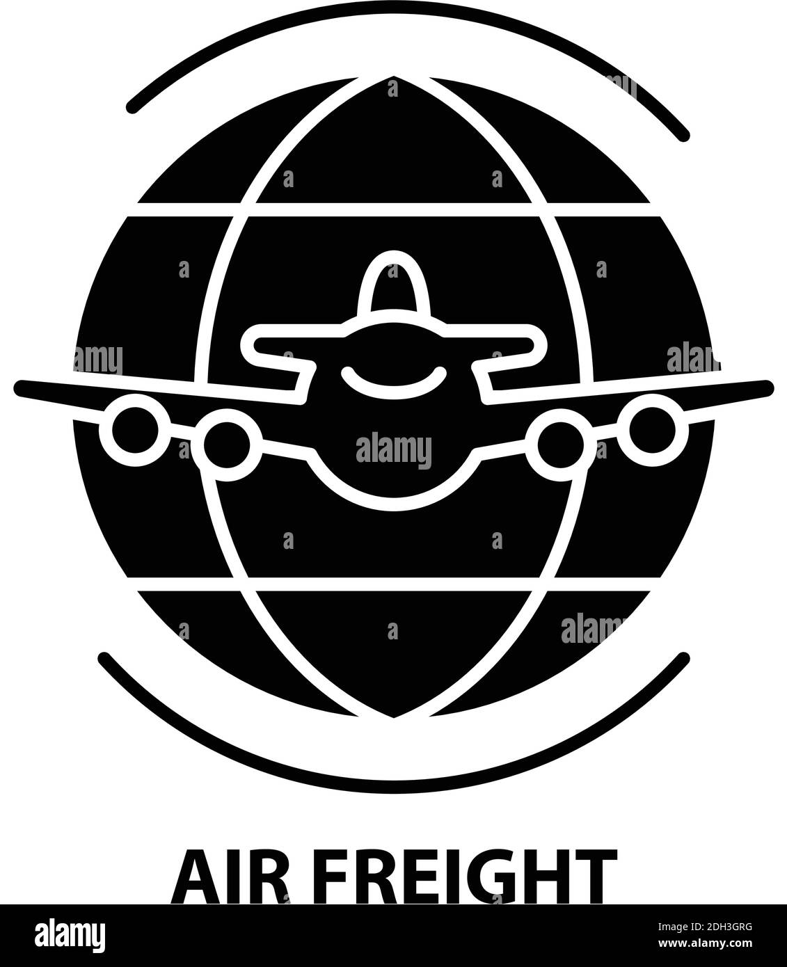 Freight handling airport Stock Vector Images - Alamy