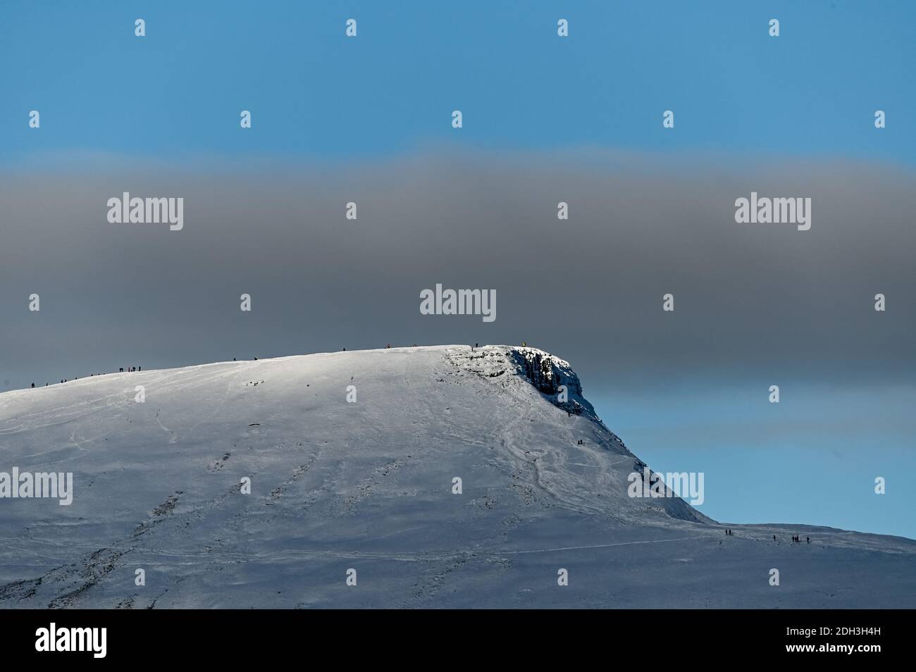 Black mountain range in brecon beacons national park hi-res stock ...