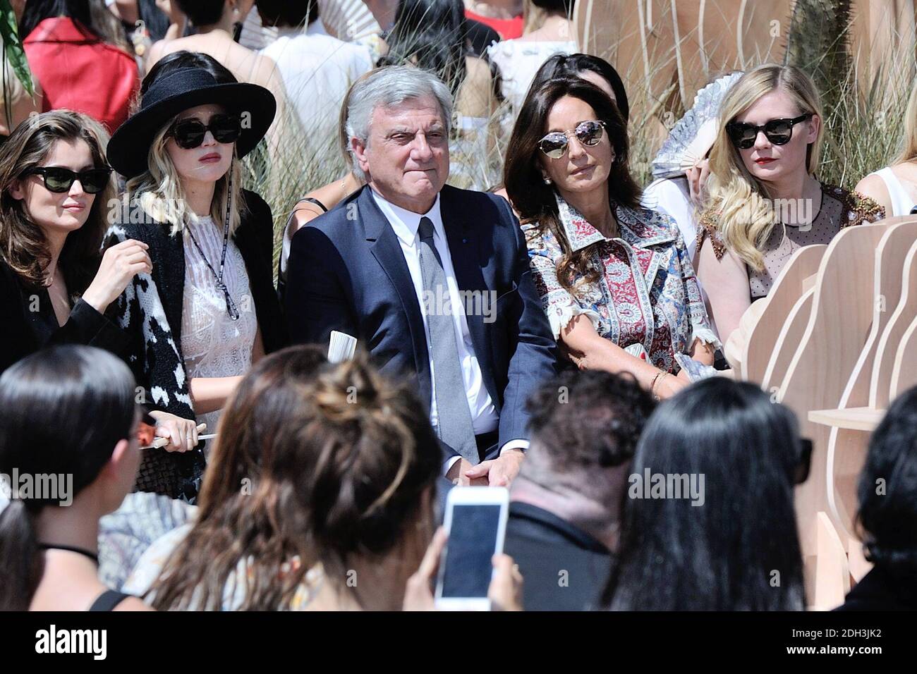 Sidney Toledano, his wife Katia Toledano and Kirsten Dunst attending ...