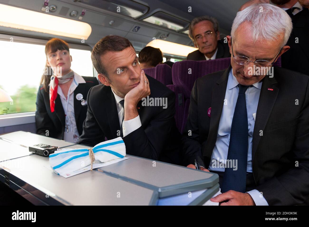 Emmanuel Macron Inauguration LGV Ouest 3th july 2017 It took a little ...