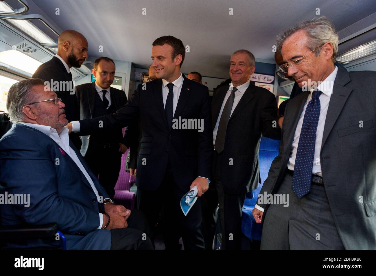 Emmanuel Macron Inauguration LGV Ouest 3th july 2017 It took a little ...