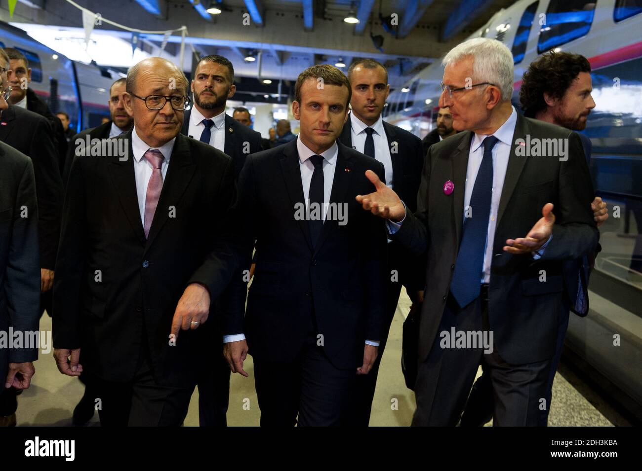 Emmanuel Macron Inauguration LGV Ouest 3th july 2017 It took a little ...