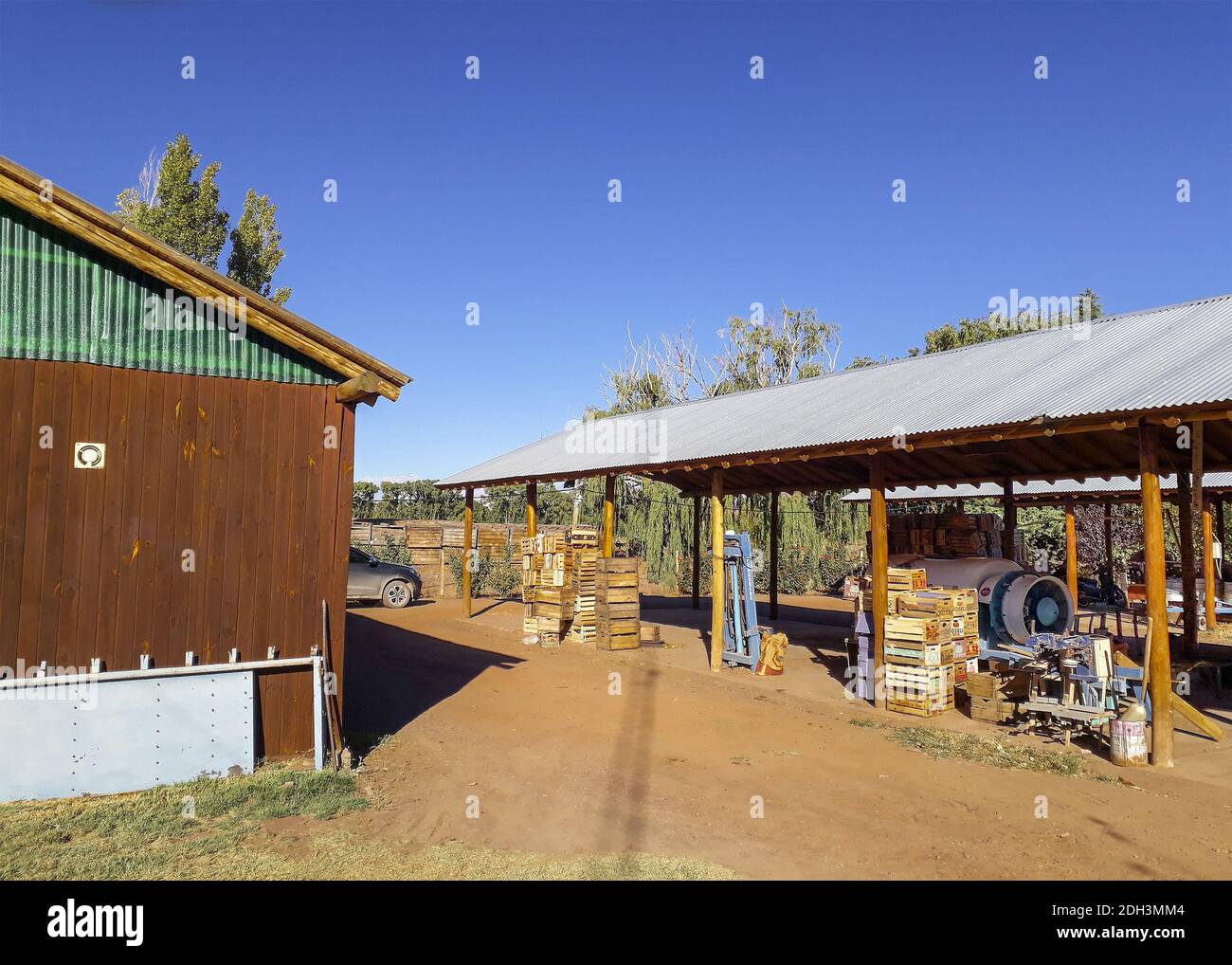 Countryside Landscape Scene, San Juan Province, Argentina Stock Photo ...