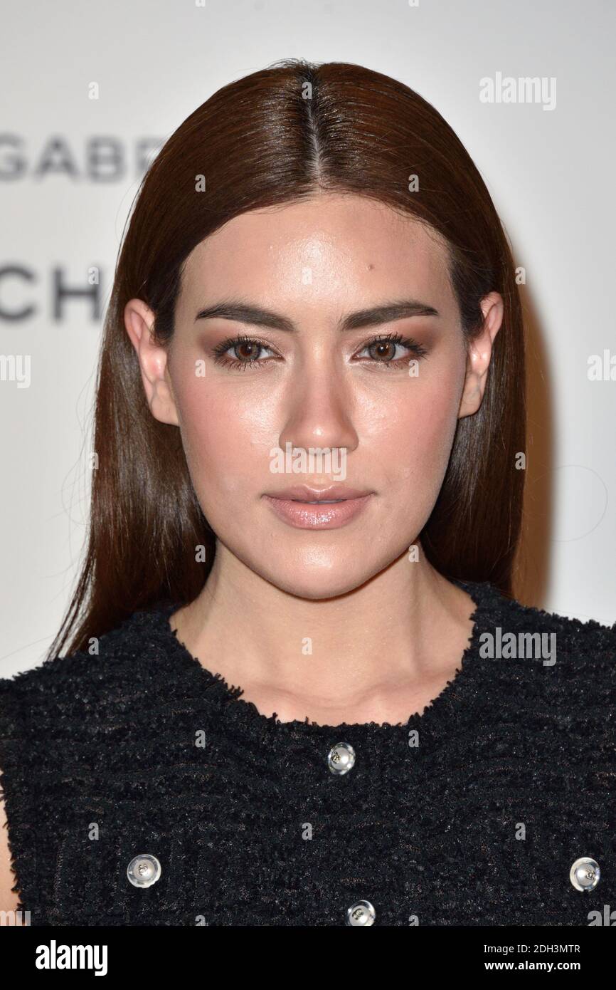 Guest attending the party for the new Chanel perfume "Gabrielle", at ...