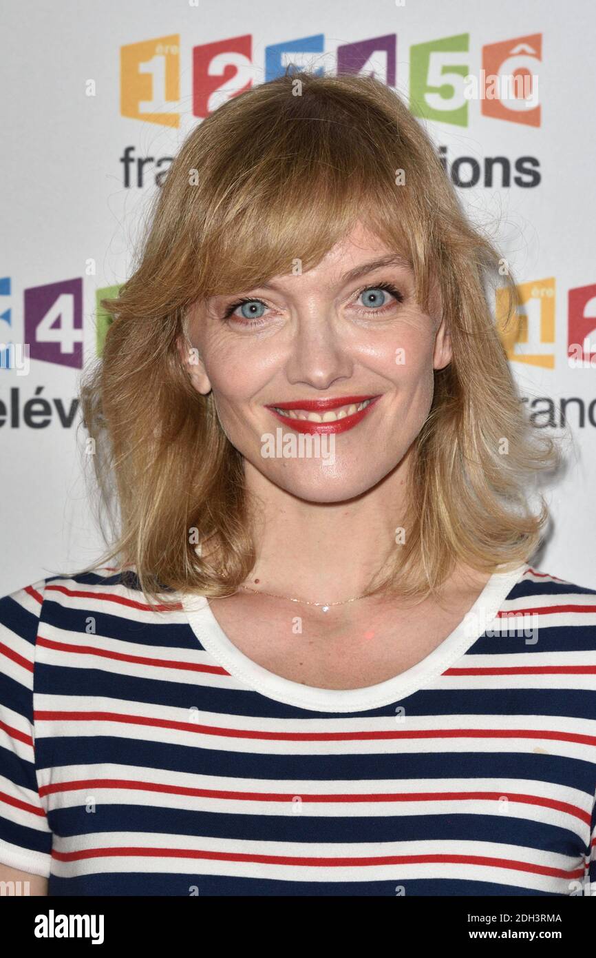 Maya Lauque attending the France Televisions 2017/2018 press conference ...
