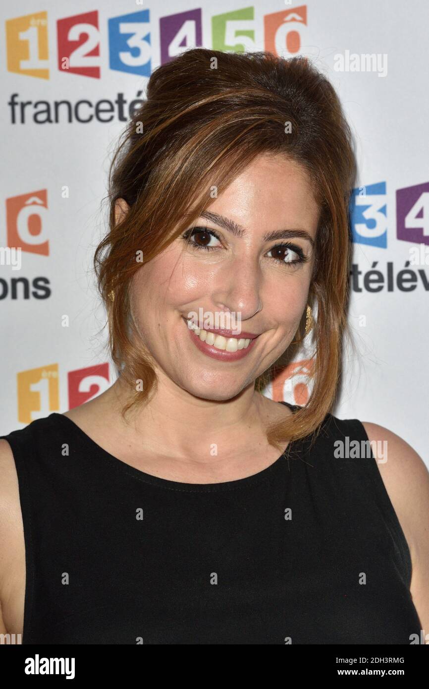 Lea Salame attending the France Televisions 2017/2018 press conference ...