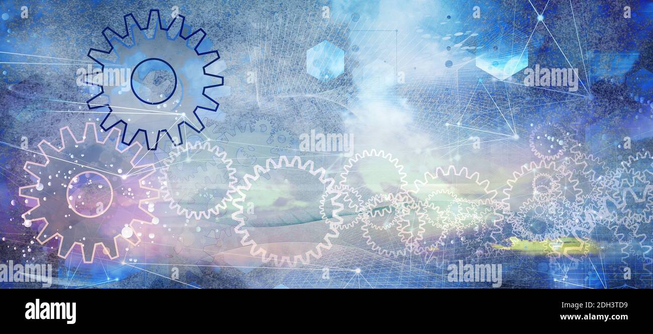 Abstract lines and texture background technology plexus grid Stock ...