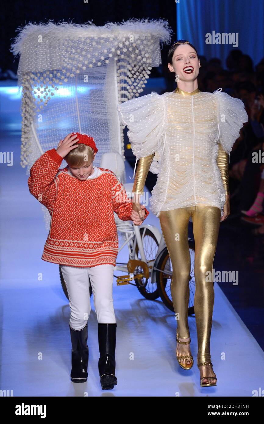 Coco Rocha displays a creation on the runway during the Jean-Paul ...