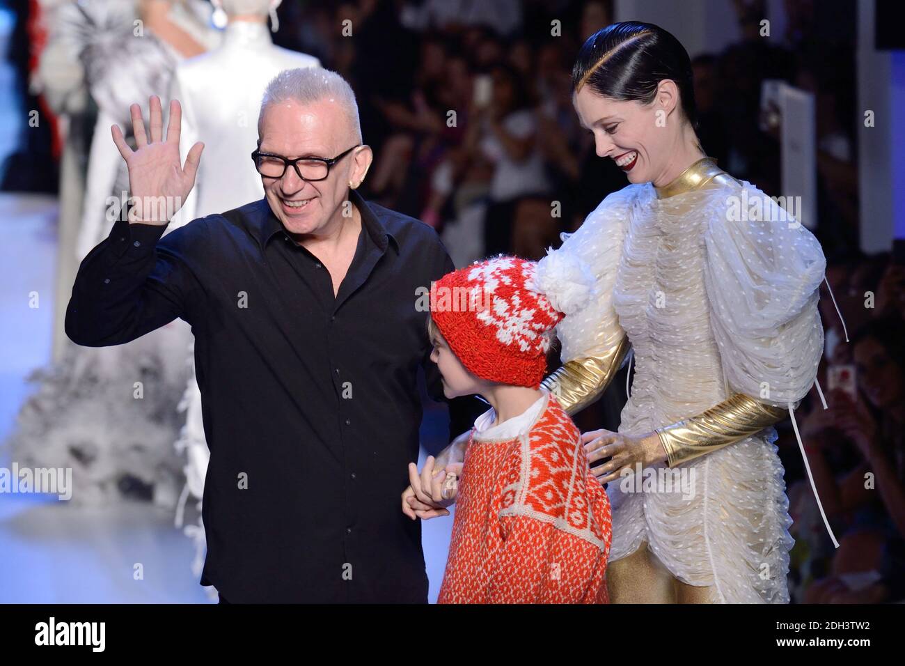 Coco Rocha and designer Jean-Paul Gaultier makes an appearance after ...