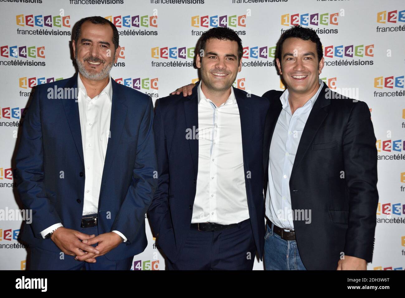 Thomas Thouroude and guest attending the France Televisions 2017/2018 ...