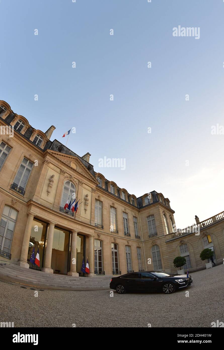 View of Elysee Presidential Palace in Paris, France, on July 08, 2017 ...