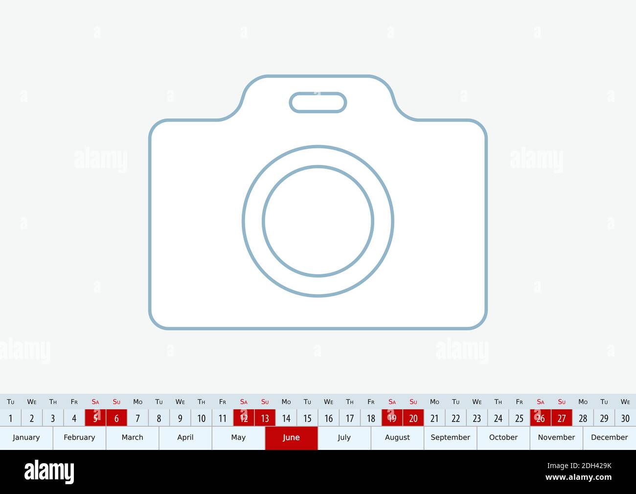 2021 calendar clean minimal Stock Vector Images - Alamy