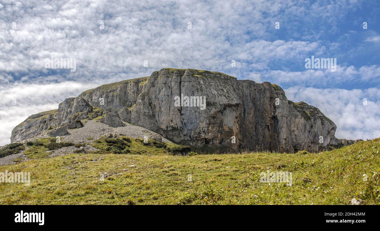 At the Hohen Ifen Stock Photo - Alamy