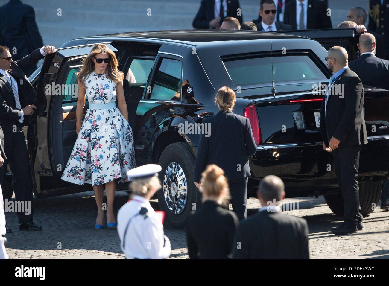 US First Lady Melania Trump arrives for the ceremony during the annual ...