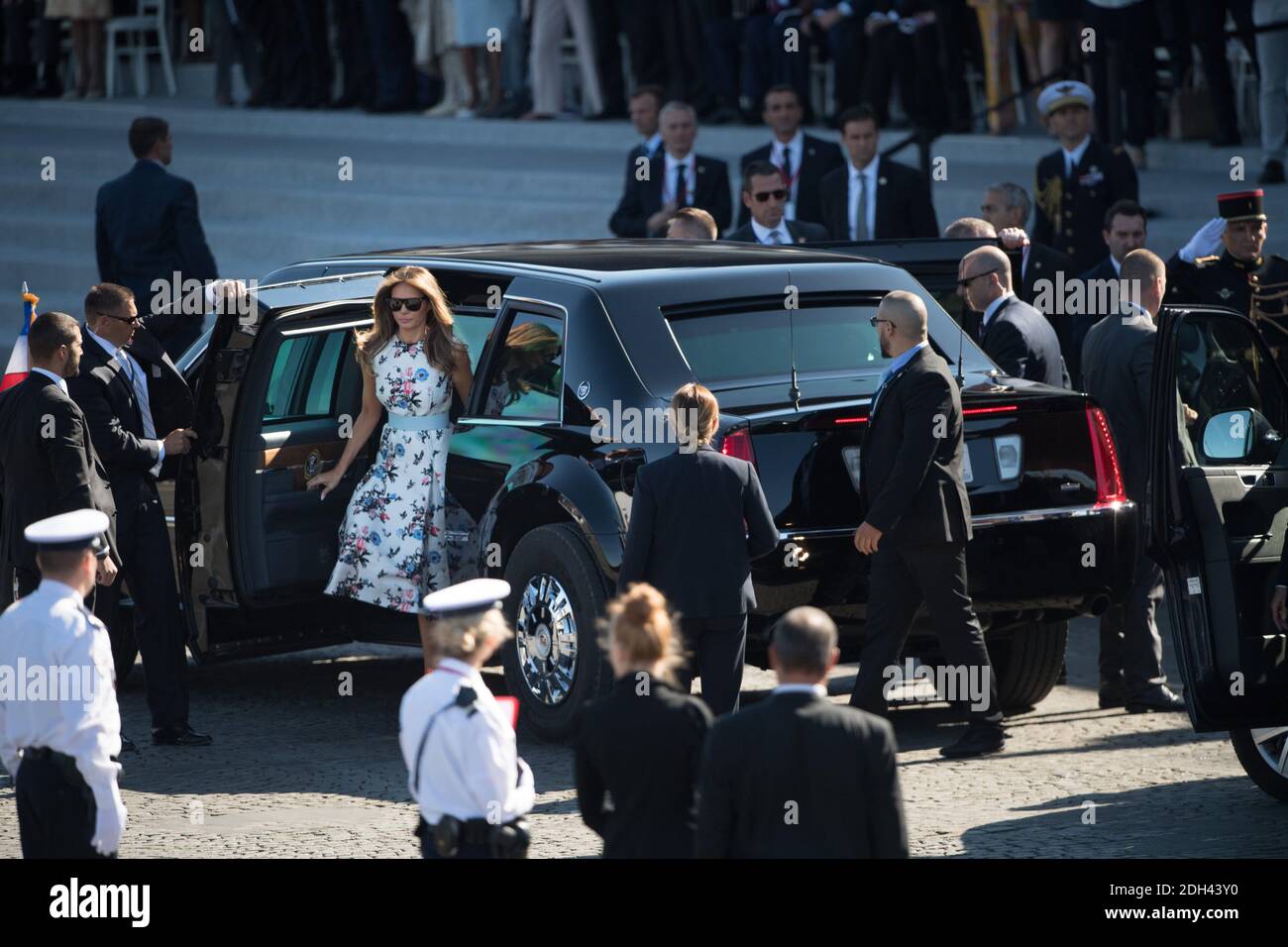 US First Lady Melania Trump arrives for the ceremony during the annual ...