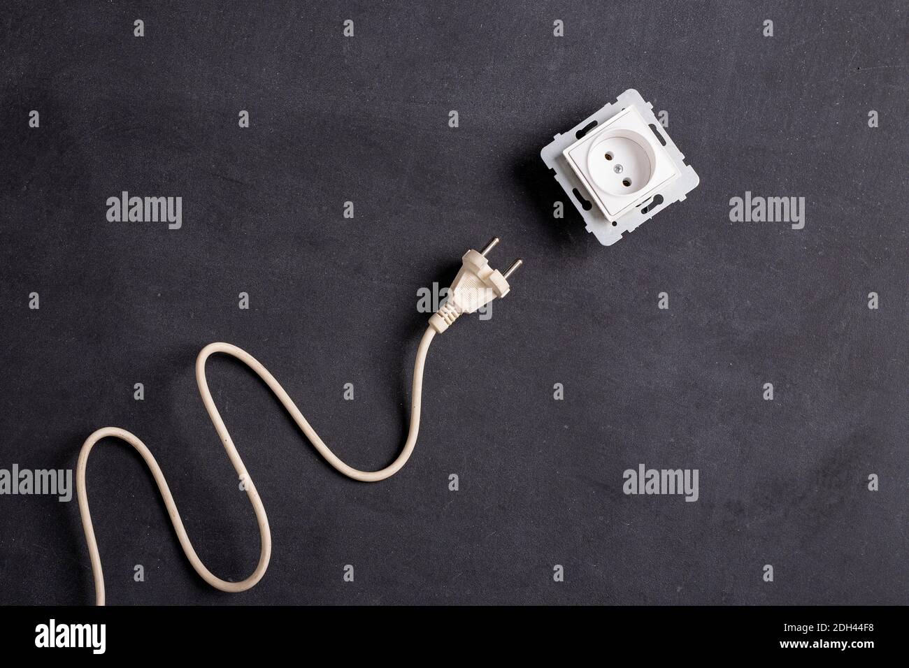 Plug and socket for powering various household appliances. Electrical ...