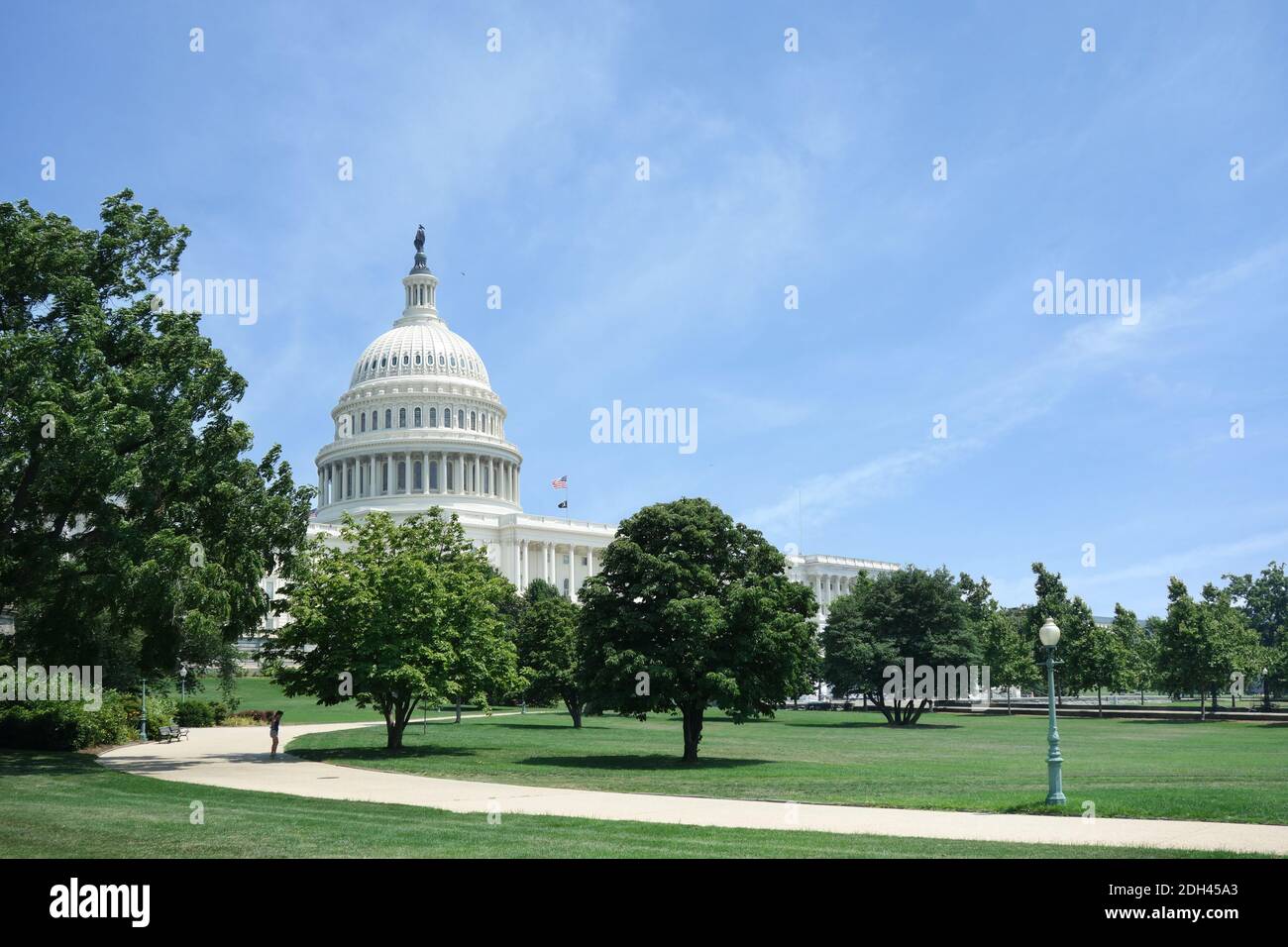 View of the Capitol building in Washington DC Stock Photo - Alamy
