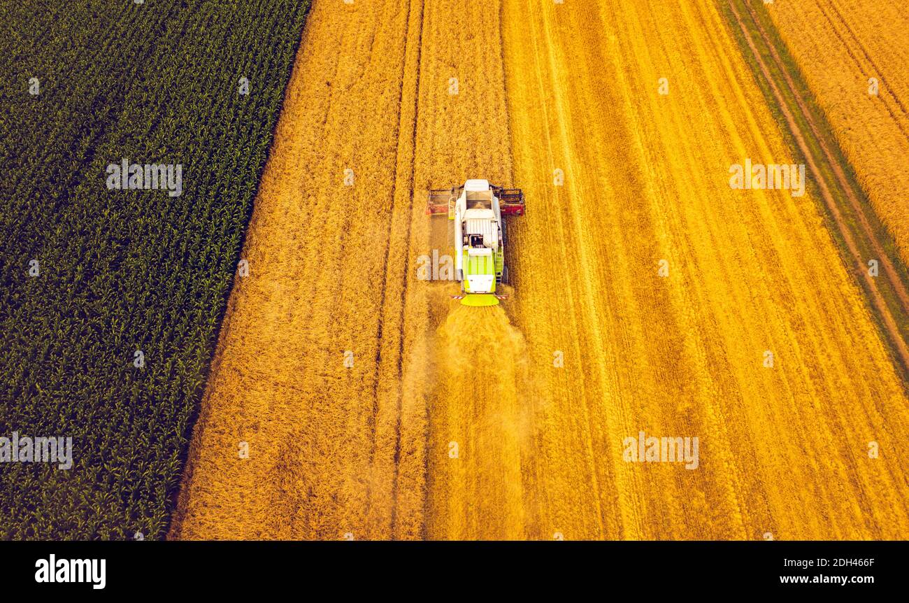 Wheat field aerial hi-res stock photography and images - Alamy