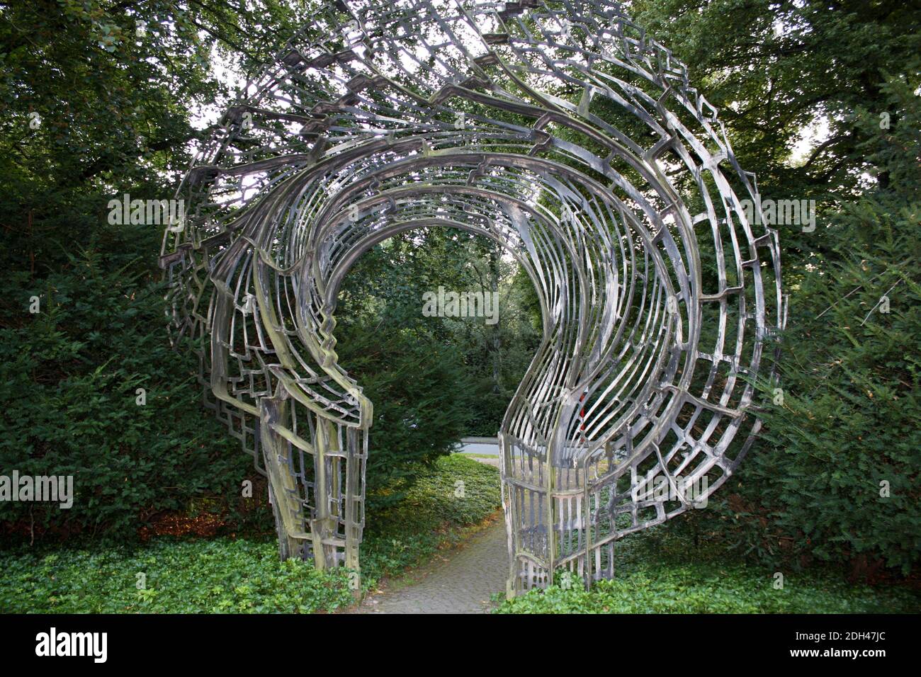 Gateway to the path Stock Photo - Alamy