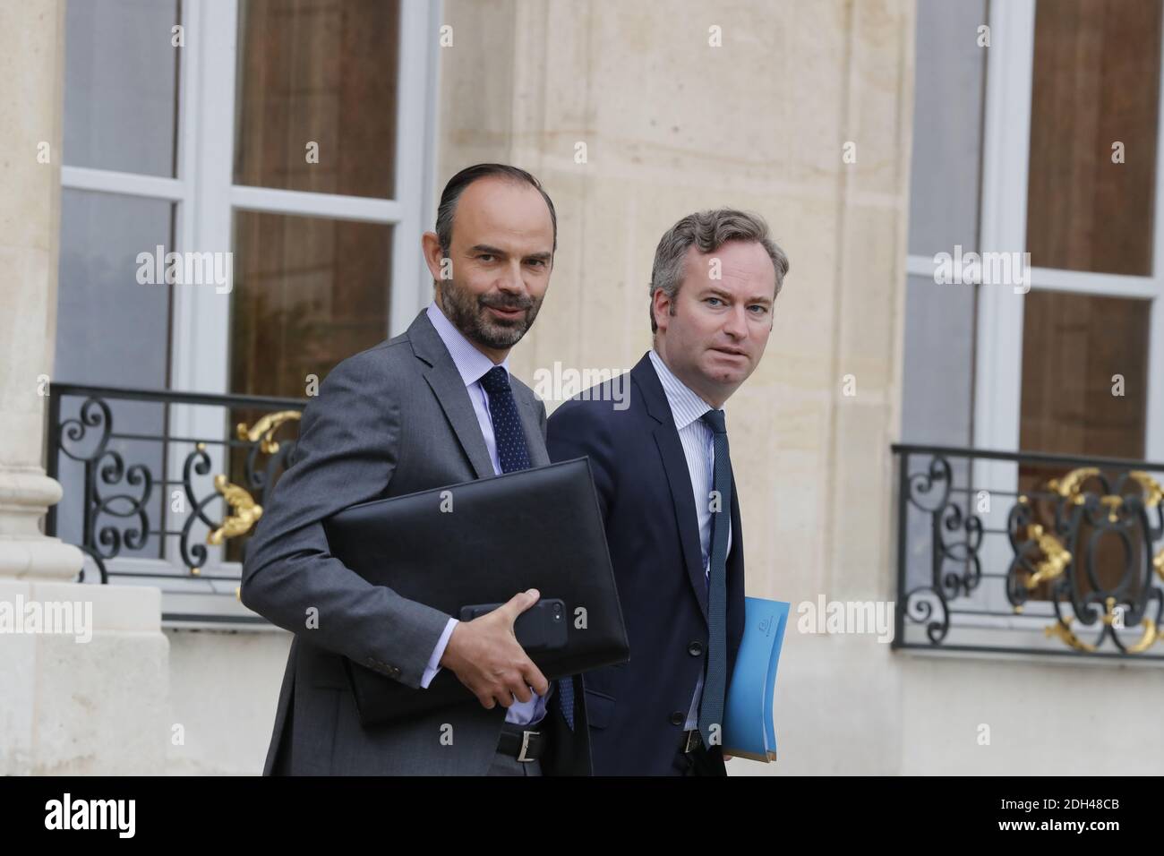 Prime Minister Edouard Philippe and Secretary of State for Europe and ...